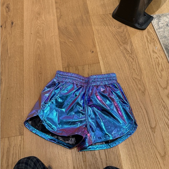 Shorts | Iridescent Blue Womens Shorts | Poshmark